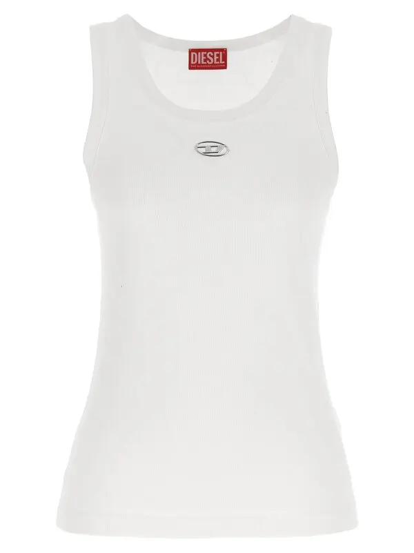 DIESEL T-anki-od Top - White