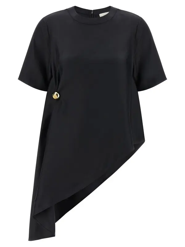 Loulou De Saison Madea Silk Twill Top