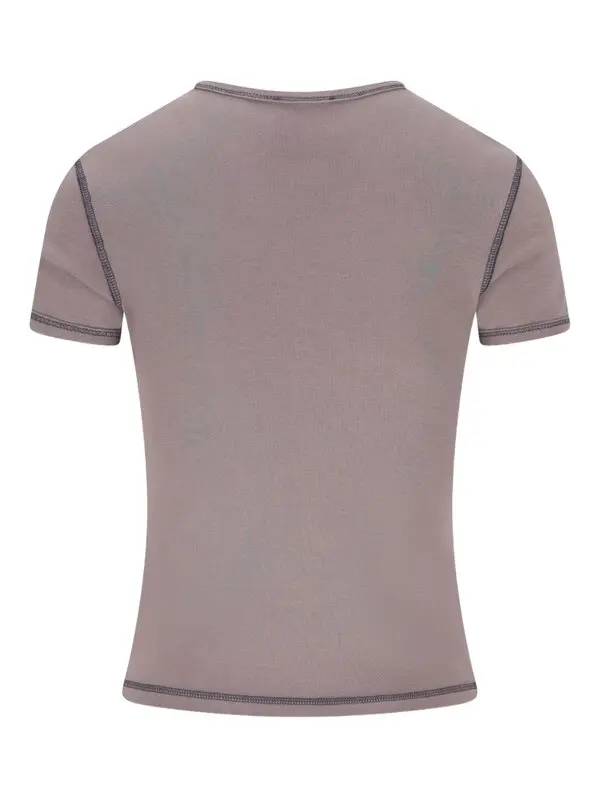 DIESEL® Heart Cotton T-shirt - Grey
