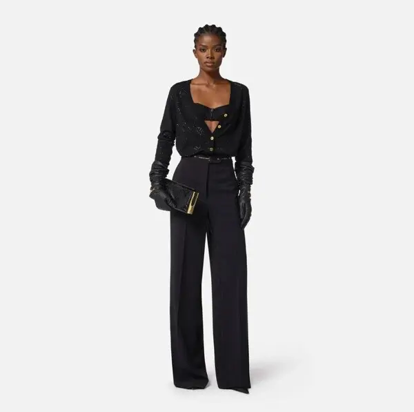 Elisabetta Franchi Full Coverage - Nero