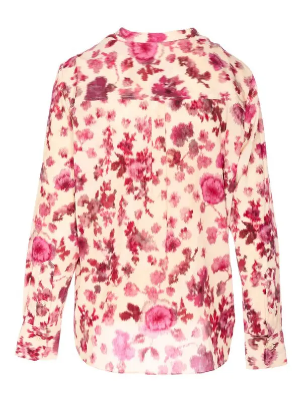 Isabel Marant Rusak Silk Blouse - Pink