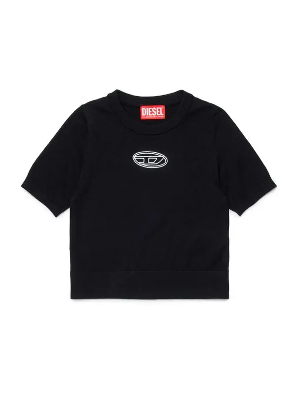 DIESEL® T-shirt With Logo - Black