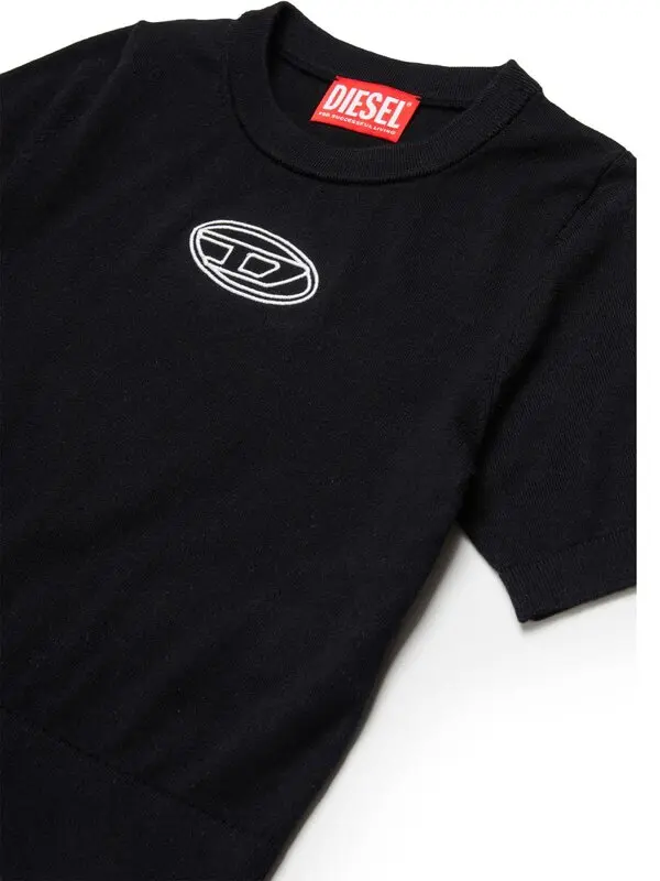 DIESEL® T-shirt With Logo - Black