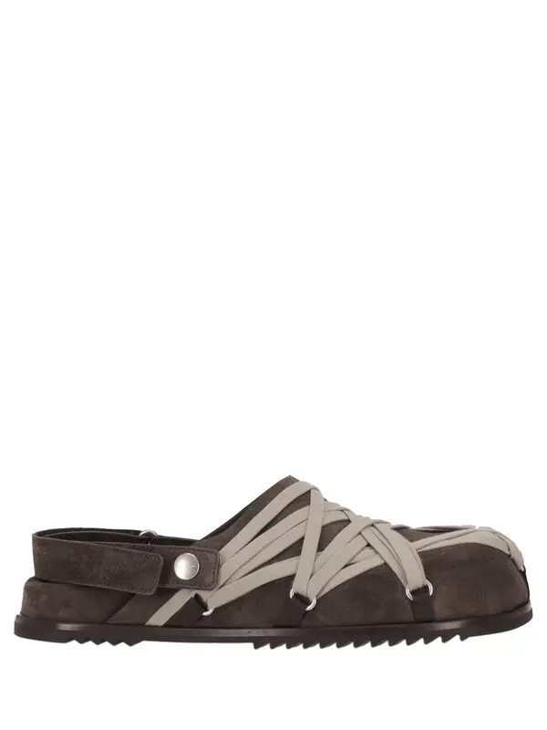 Rick Owens Megalace Mule Granola - Brown