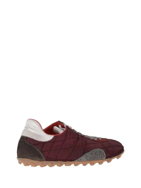 MAISON MARGIELA Low Top Sneakers - Oxblood/white/grey