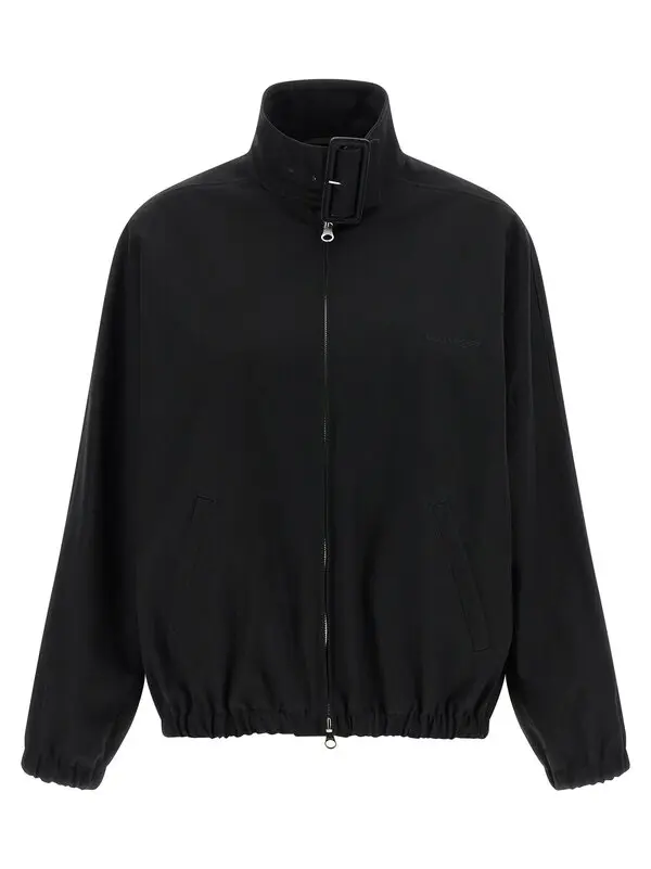 COURREGES Buckle Zipped Bomber Jacket