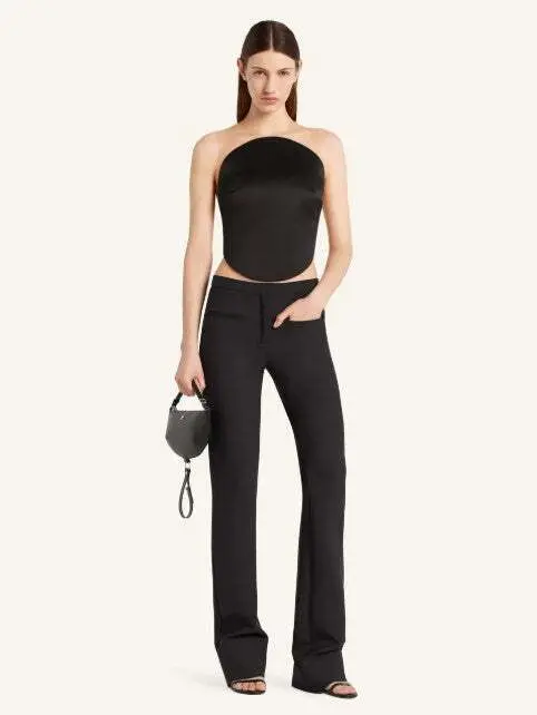 COURREGES Bootcut Heritage Fluid Crepe Pants
