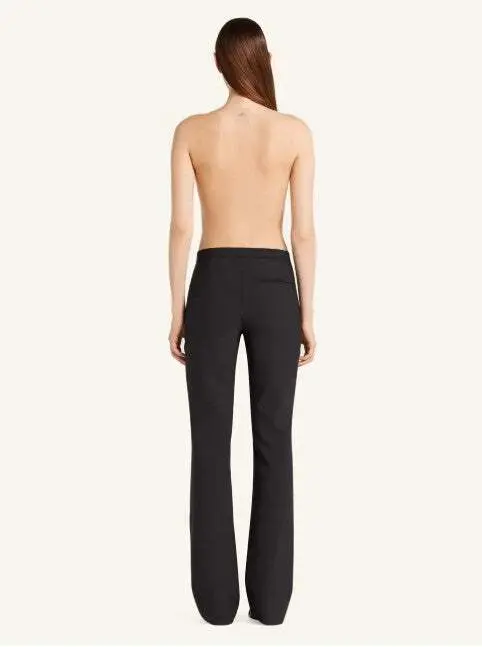 COURREGES Bootcut Heritage Fluid Crepe Pants