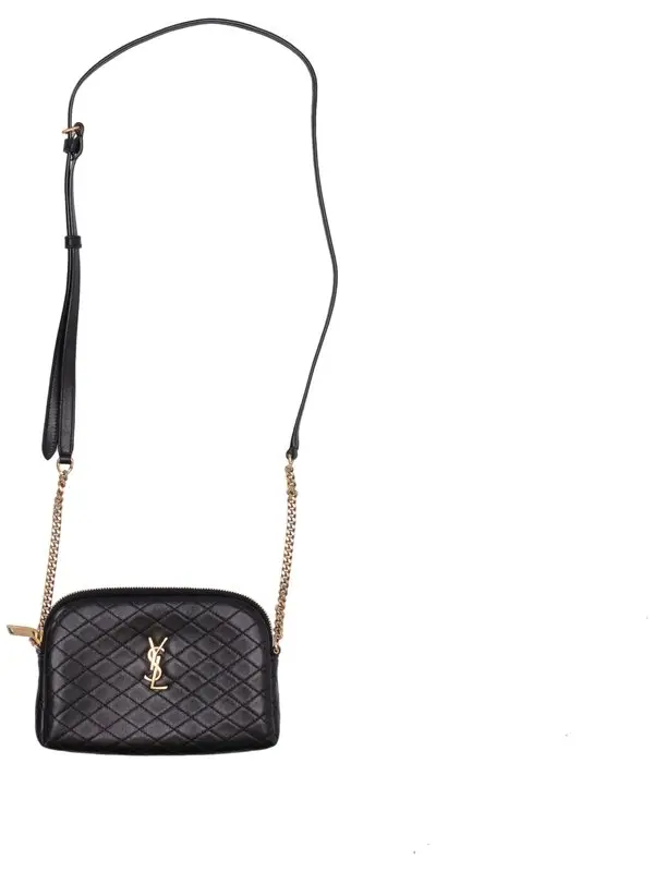 Saint Laurent Gaby Chain Strap Crossbody Bag - Noir