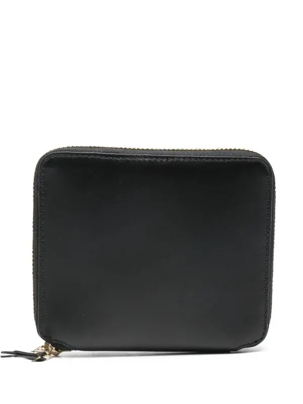 Comme Des Garçons Leather Zipped Wallet - Black