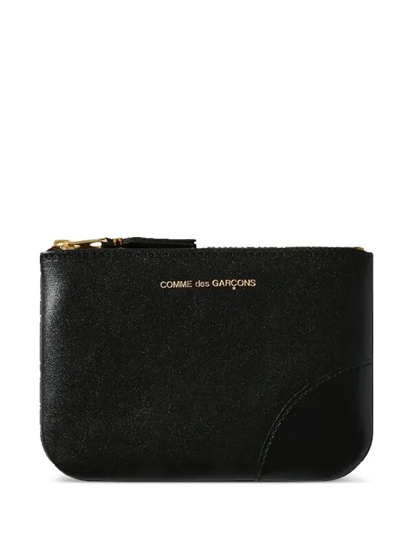 Comme Des Garçons Leather Credit Card Case - Black
