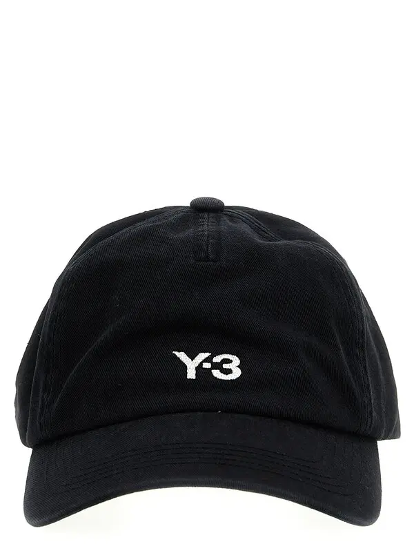 Y3 Canvas Dad Cap - Black