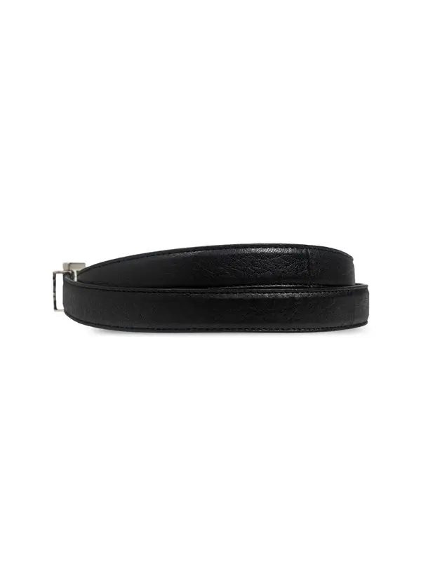 Saint Laurent Y Haka Moira Lamb Belt - Noir