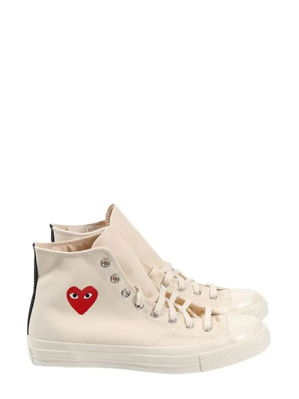Comme Des Garçons Chuck Taylor High-top Sneakers - Beige