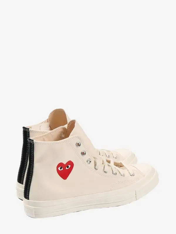 Comme Des Garçons Chuck Taylor High-top Sneakers - Beige