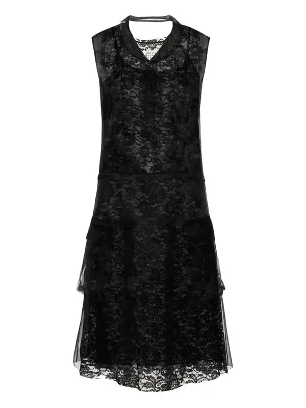 MAISON MARGIELA Midi Dress - Black