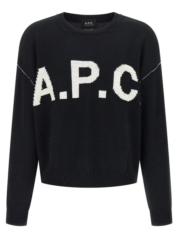 A.p.c. Logo Wool Blend Sweater