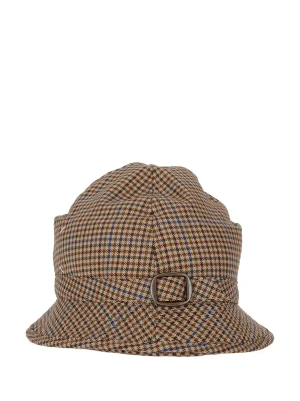 MAISON MARGIELA Bucket Hat - Beige/brown/black/blue