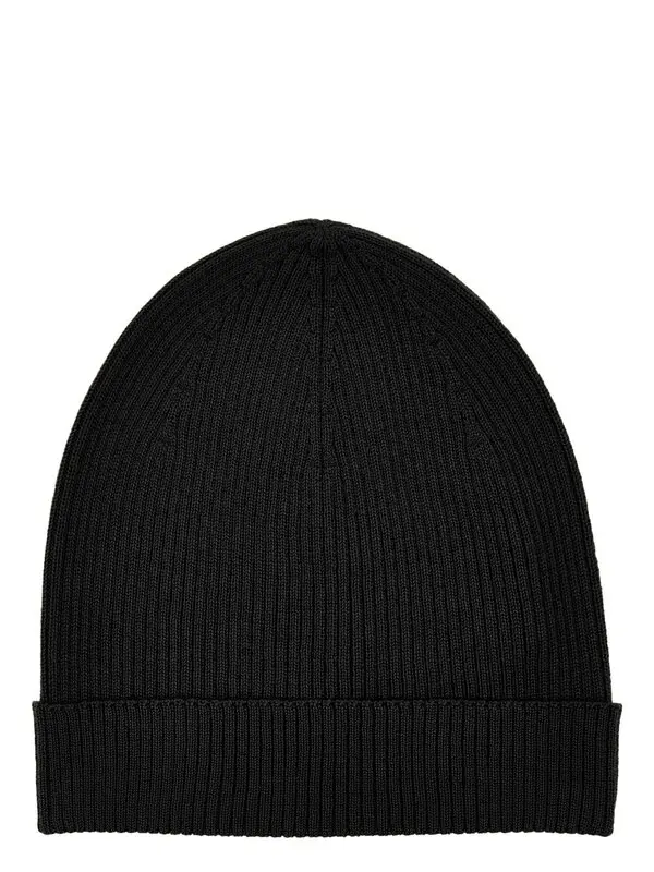 Rick Owens Ribbed Knit Beanie - Darkdust