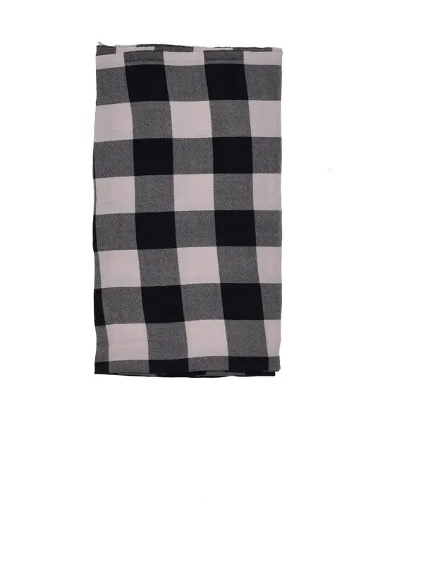 Rick Owens Plaid Shawl - Black Plaid