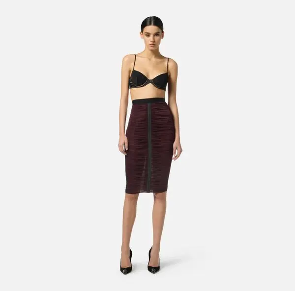 Elisabetta Franchi Full Coverage Bra - Nero