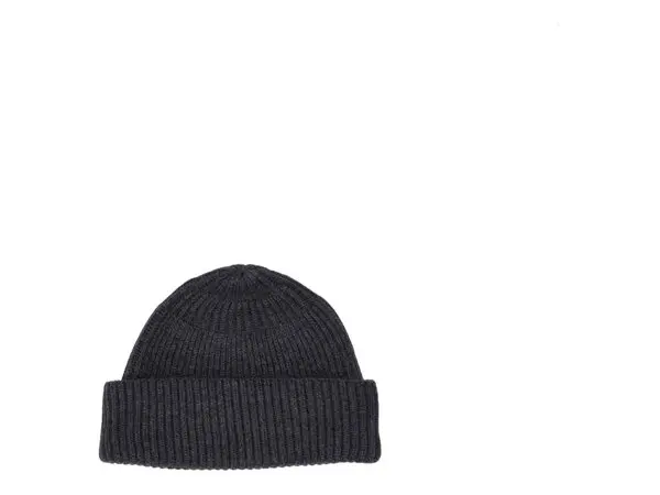 PAROSH Ribbed Beanie - Antracite