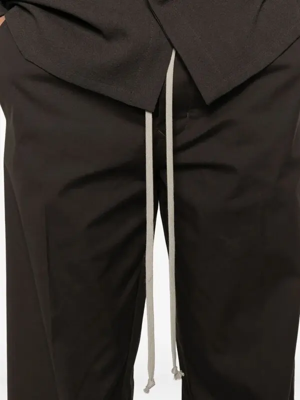 Rick Owens Dietrich Drawstring Trousers - Darkdust