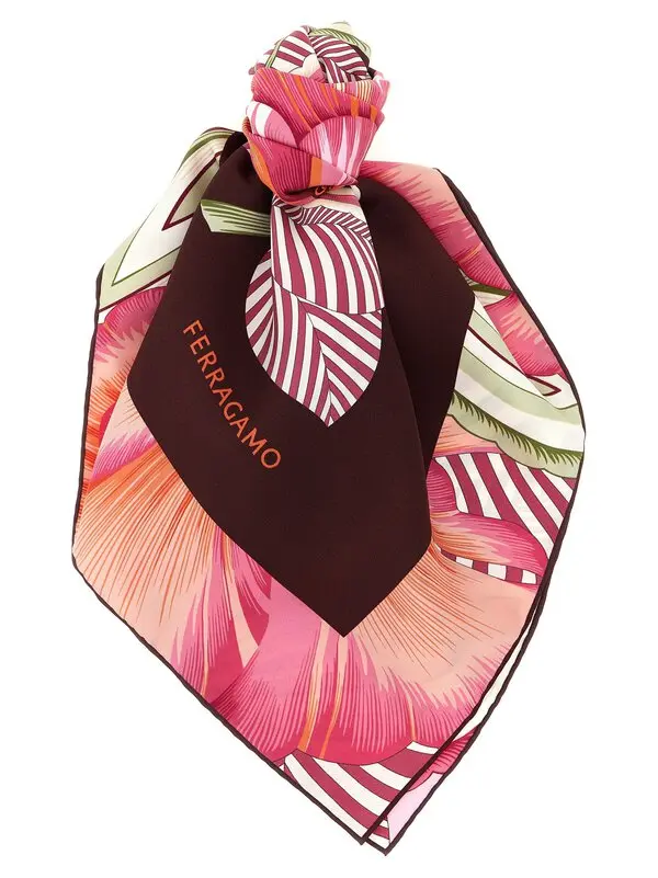 FERRAGAMO Brezza' Print Scarf - Multicolor