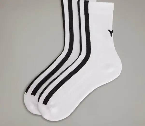 Adidas Y-3 Striped Socks - White