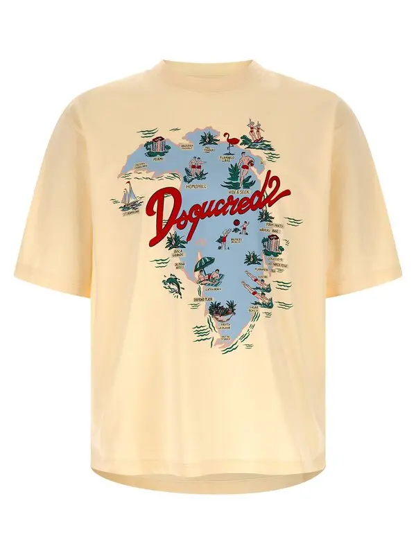 Dsquared2 Printed T Shirt