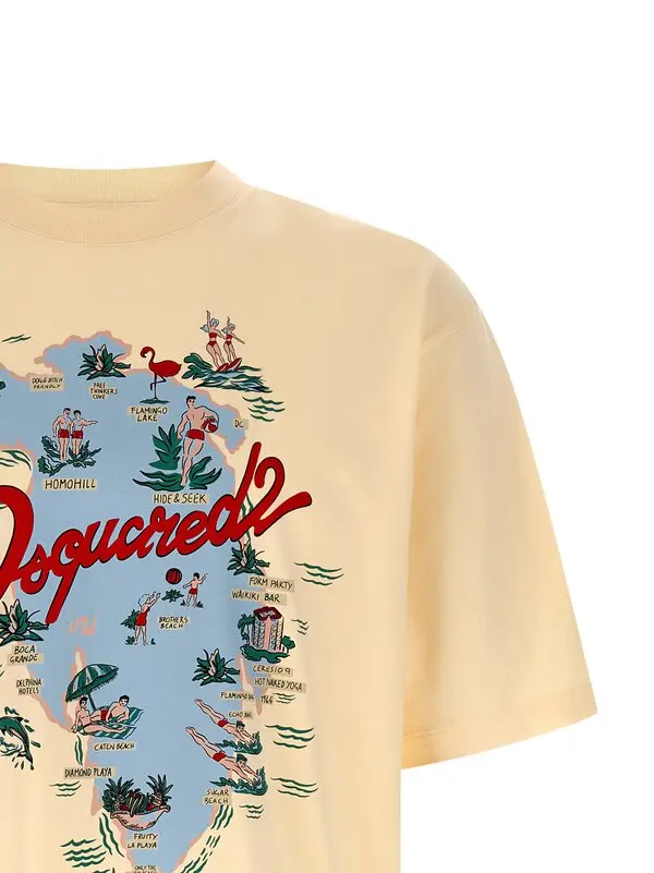 Dsquared2 Printed T Shirt