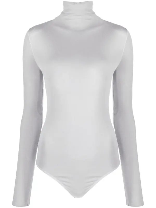 Wolford Colorado Roll Neck Long Sleeve - Grey