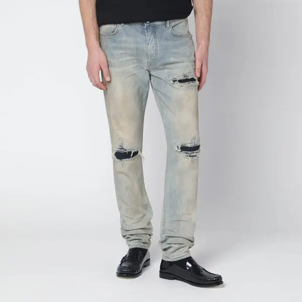 Amiri Mx1 Denim Jeans - Light Blue