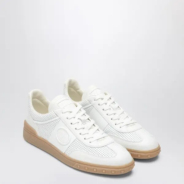 Valentino Garavani Upvillage Perforated Leather Sneakers - White