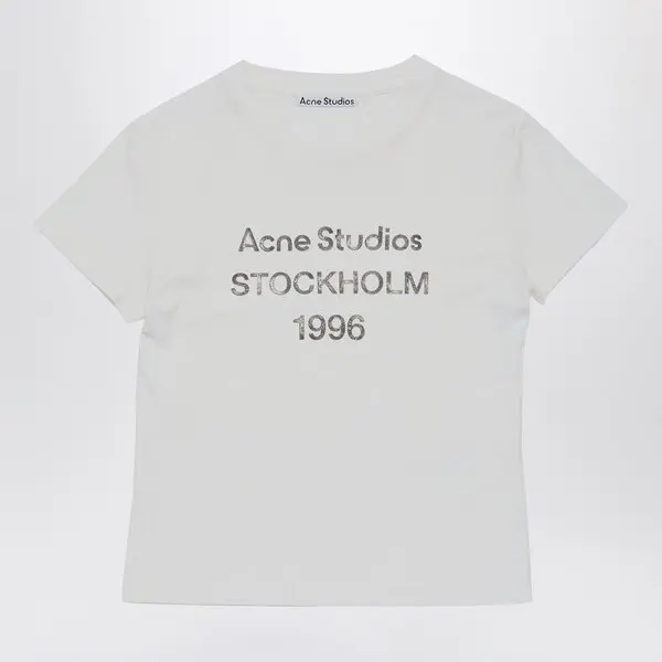 Acne Studios Logo T-shirt - White