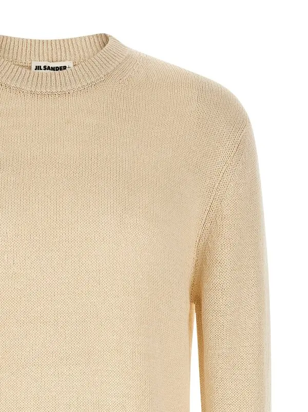 JIL SANDER Silk And Hemp Blend Sweater