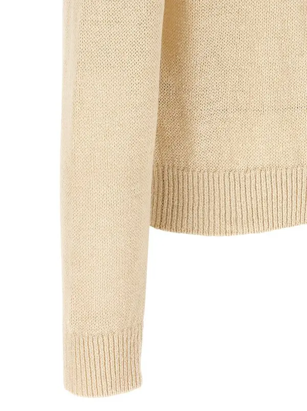 JIL SANDER Silk And Hemp Blend Sweater