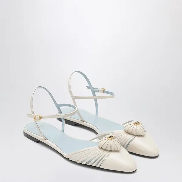 Valentino Garavani Coeur Royal Sandals - White