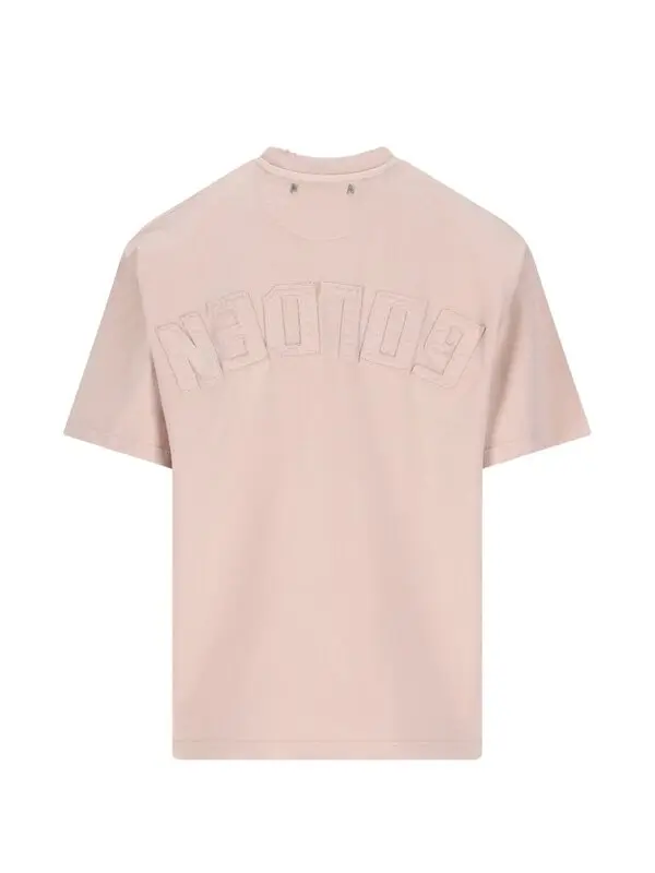 GOLDEN GOOSE Printed Cotton T-shirt - Grey