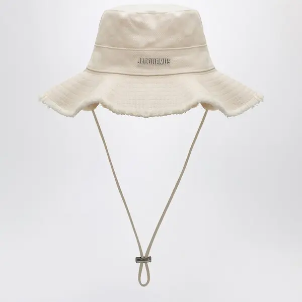 Jacquemus Le Bob Artichaut Cotton Hat - White