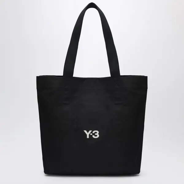 Adidas Logo-print Canvas Tote Bag - Black