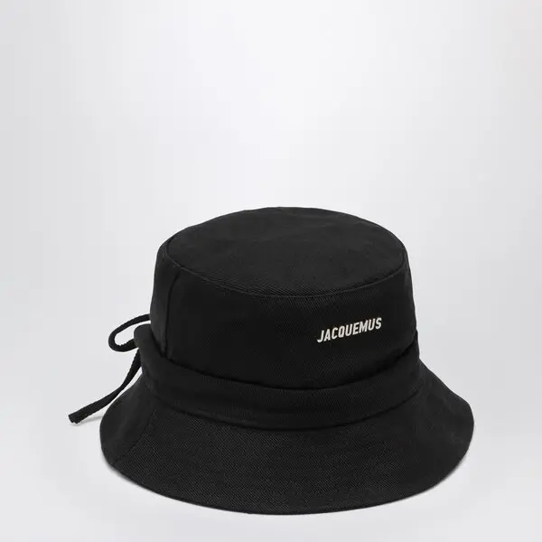 Jacquemus Le Bob Gadjo Cotton Hat - Black