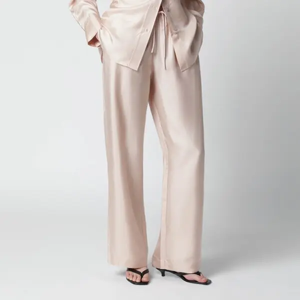 RÓHE Light Silk Wide Leg Trousers