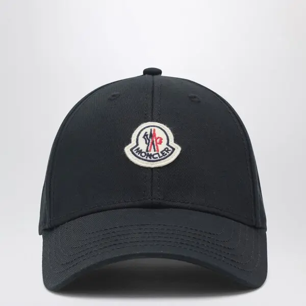 Moncler Baseball Cap With Logo - Black