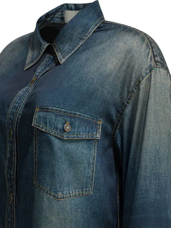 GOLDEN GOOSE Denim Overshirt Jacket