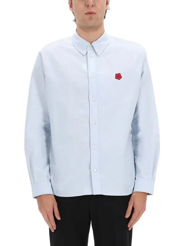 Kenzo Boke Flower' Logo Shirt - Blue