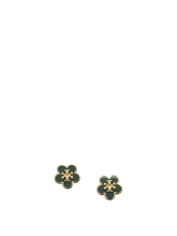 Tory Burch Enamel Earrings - Gold