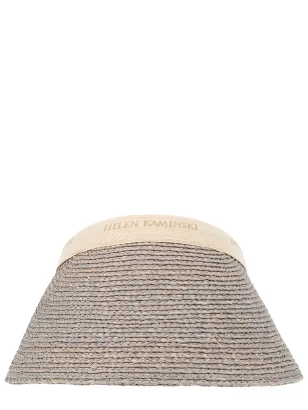 Helen Kaminski Raffia Visor - Beige