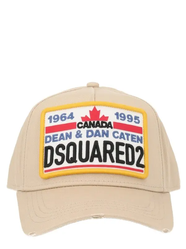 Dsquared2 Baseball Cap With Logo - Beige