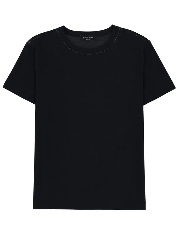 Fabiana Filippi Cotton T-shirt - Blue